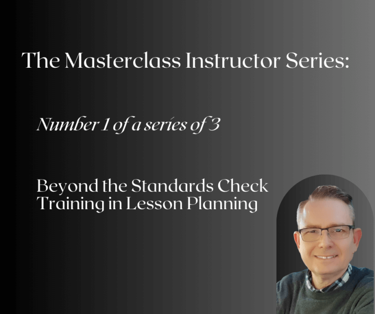 The Masterclass Instructor Series: Beyond The Standards Check ...