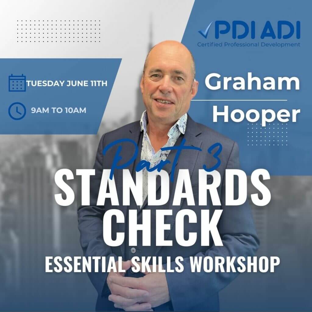 Part 3 & Standards Check Essential Skills Workshop - PDIADI | National ...