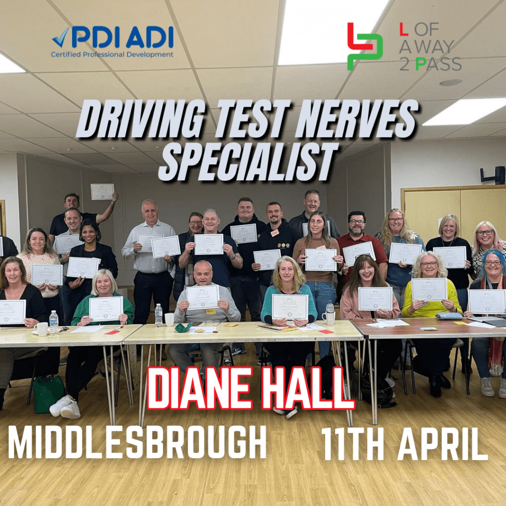 Driving Test Nerves Specialist Workshop - Middlesbrough - PDIADI ...