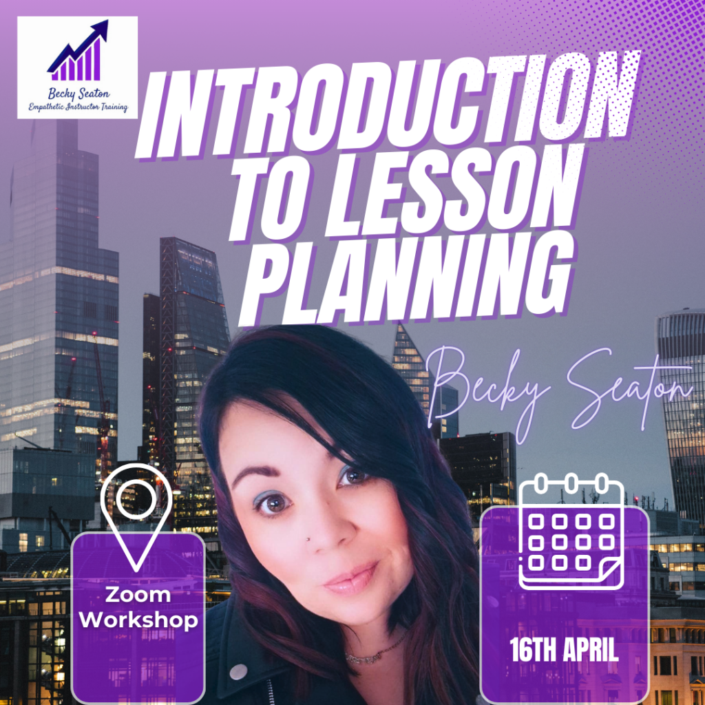 Introduction to Lesson Planning - PDIADI | National Driving Instructor ...