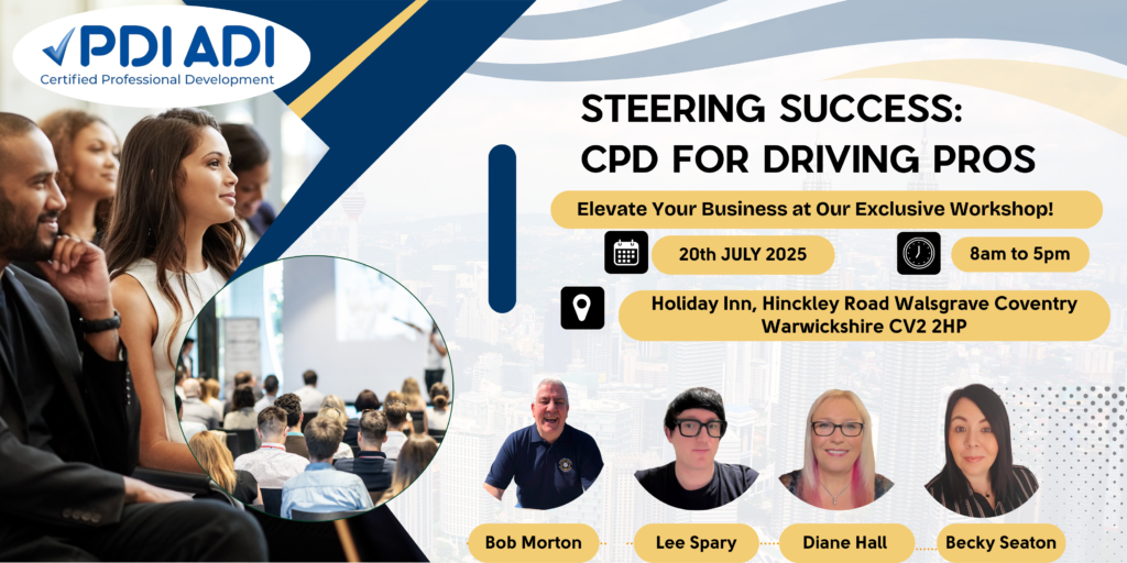 Steering Success: CPD For Driving Pros - PDIADI | National Driving ...
