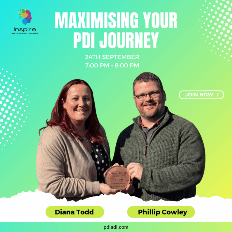 Maximising Your PDI Journey - PDIADI | National Driving Instructor ...